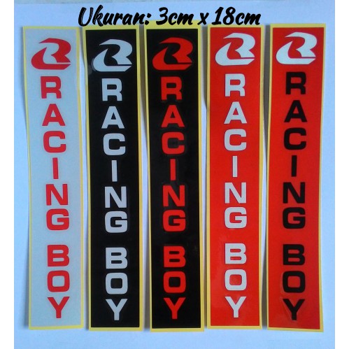 Jual STIKER CUTTING RACING BOY UNTUK STICKER AKSESORIS MOTOR | Shopee ...
