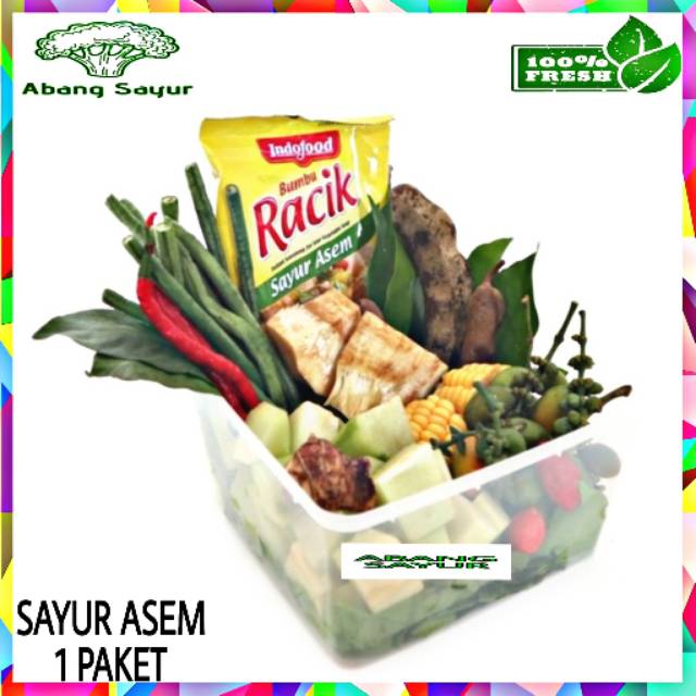 Jual Paket Sayur Asem Tanpa Bumbu Racik 1 pack | Shopee Indonesia