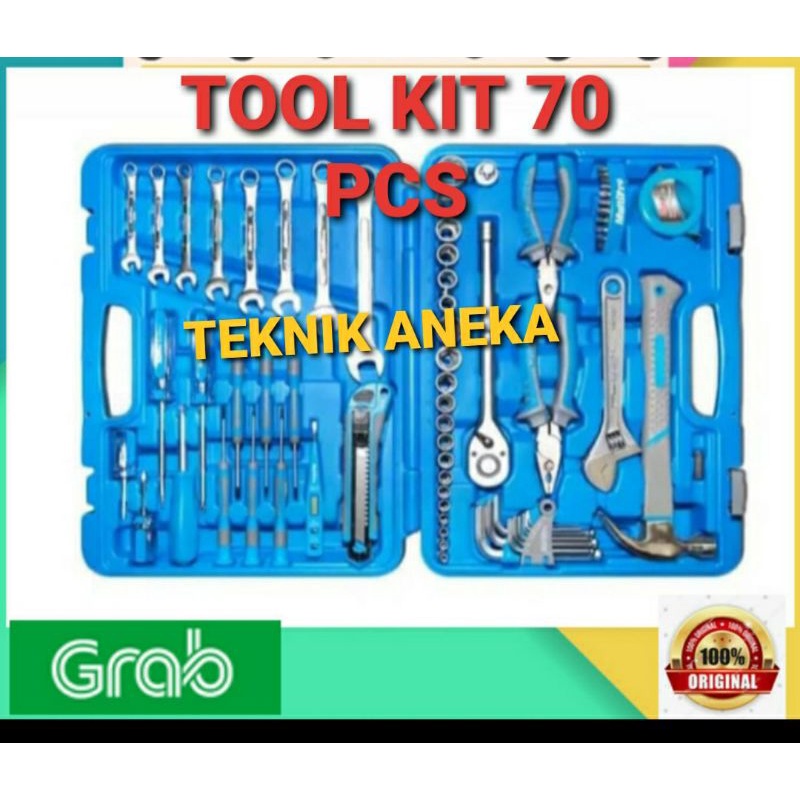 Jual MULTIPRO TOOL KIT 70 PCS SET KUNCI PERKAKAS ALAT MEKANIK ...
