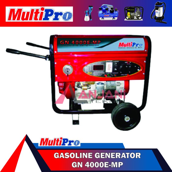 Jual MESIN GENSET LISTRIK BENSIN 3500 WATT 3.5 KW MULTIPRO GN 4000 E-MP GENERATOR 3500WATT ...