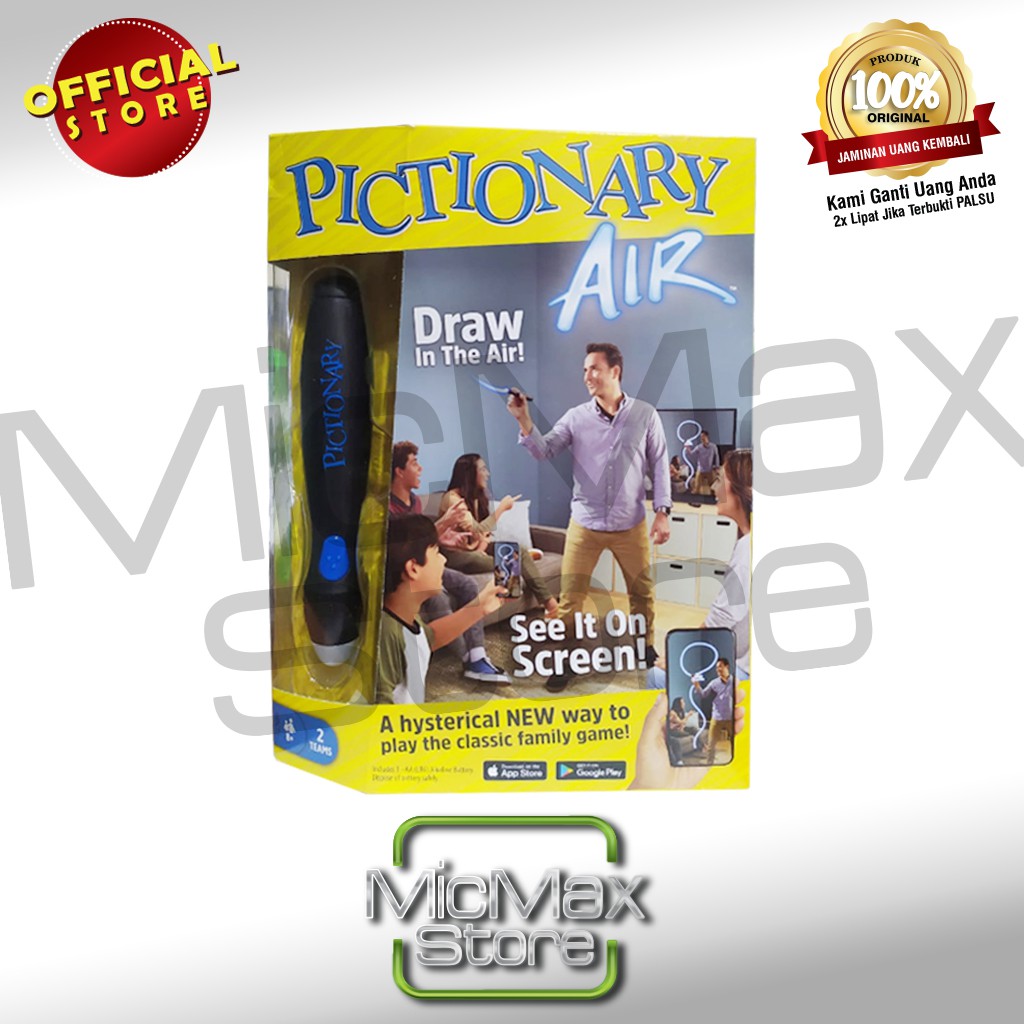 Jual Pictionary Air Draw In The Air Mattel Games | Shopee Indonesia