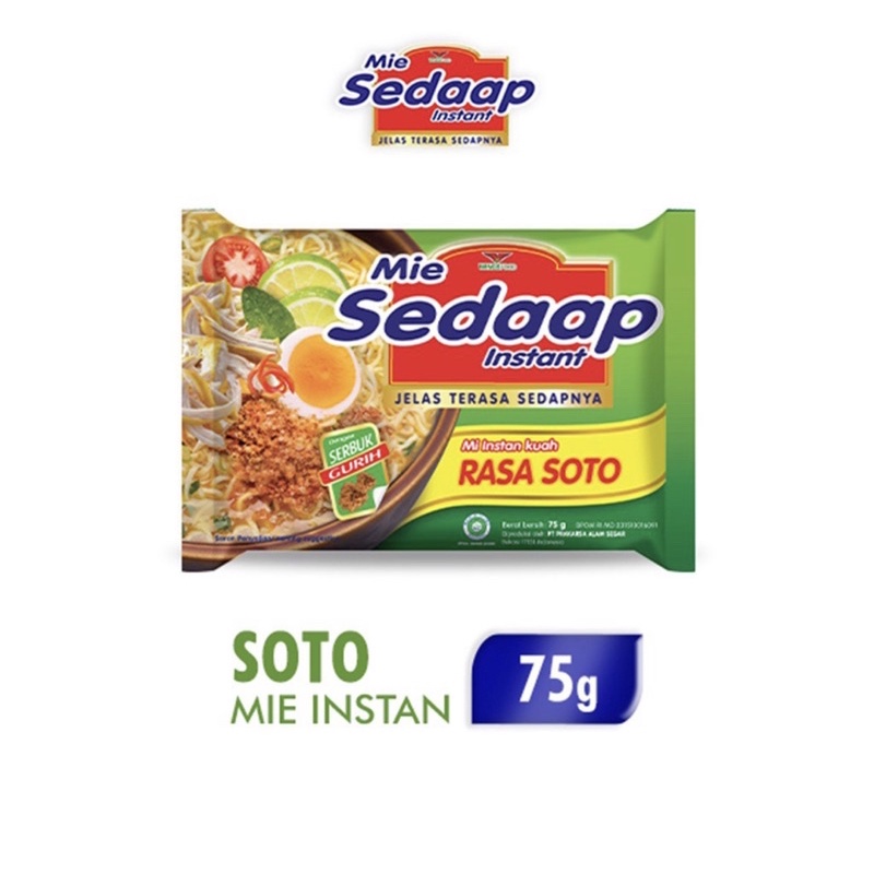 Jual Mie Sedap SEDAAP Soto kuah | Shopee Indonesia