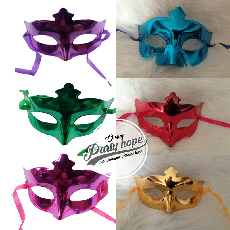 Jual Topeng pesta polos / Mask Mardi Gras / Masquerade Mask / Topeng ...