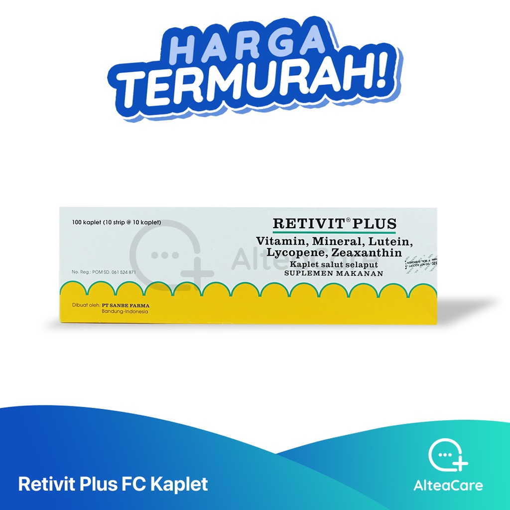 Jual Retivit Plus FC 10 Kaplet (Suplemen) | Shopee Indonesia