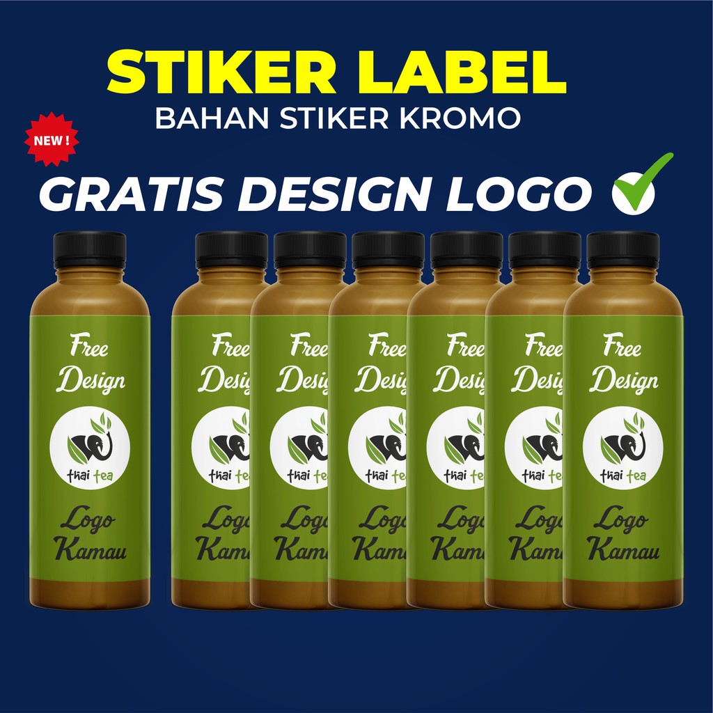 Jual Stiker Label Minuman Botol Plastik | Stiker Label Makanan dan ...