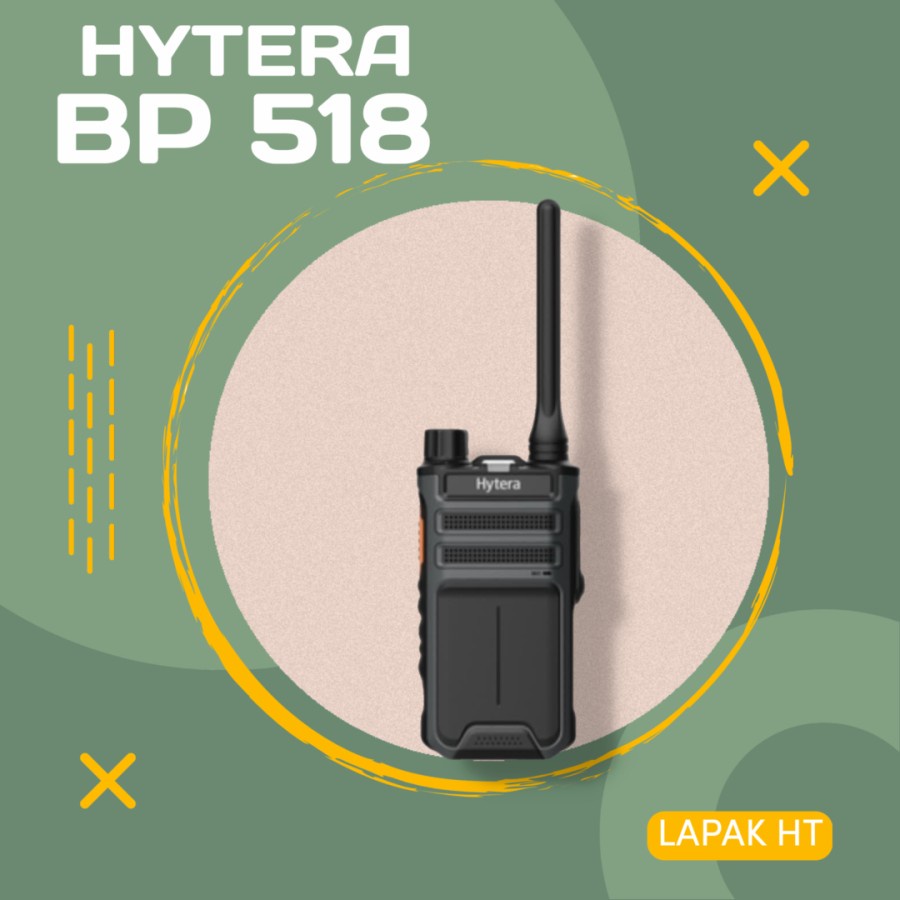 Jual HT Hytera BP 518 HT Digital Analog UHF 400-470 HYT BP 518 | Shopee ...