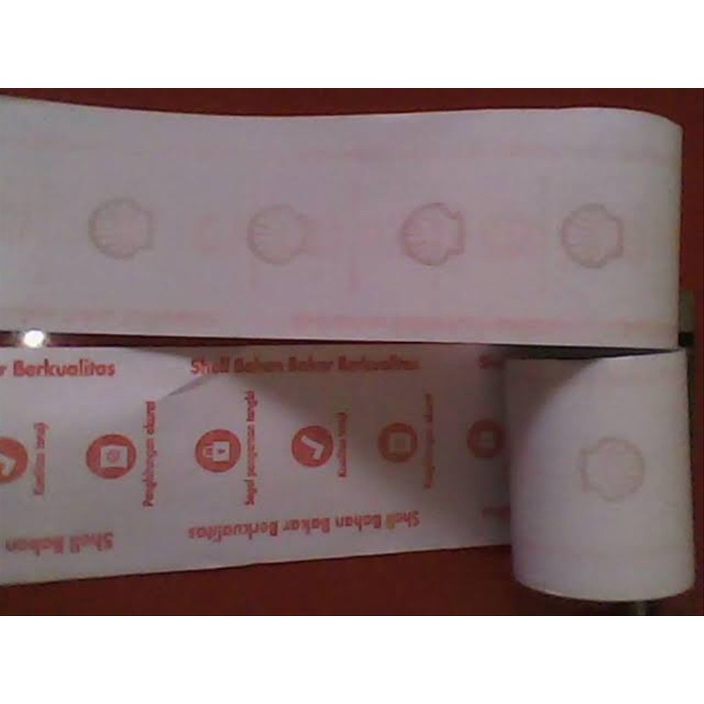 Jual Jual Kertas Struk Thermal cetak SPBU Shell Paper Roll Thermal ...
