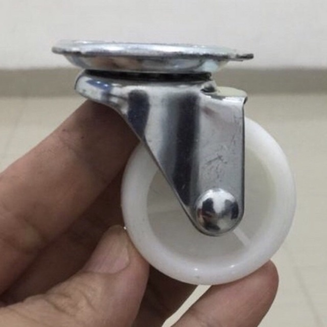 Jual roda nylon putih 1,5"inchi roda nilon 1.1/2" roda nelon 1-1/2 ...