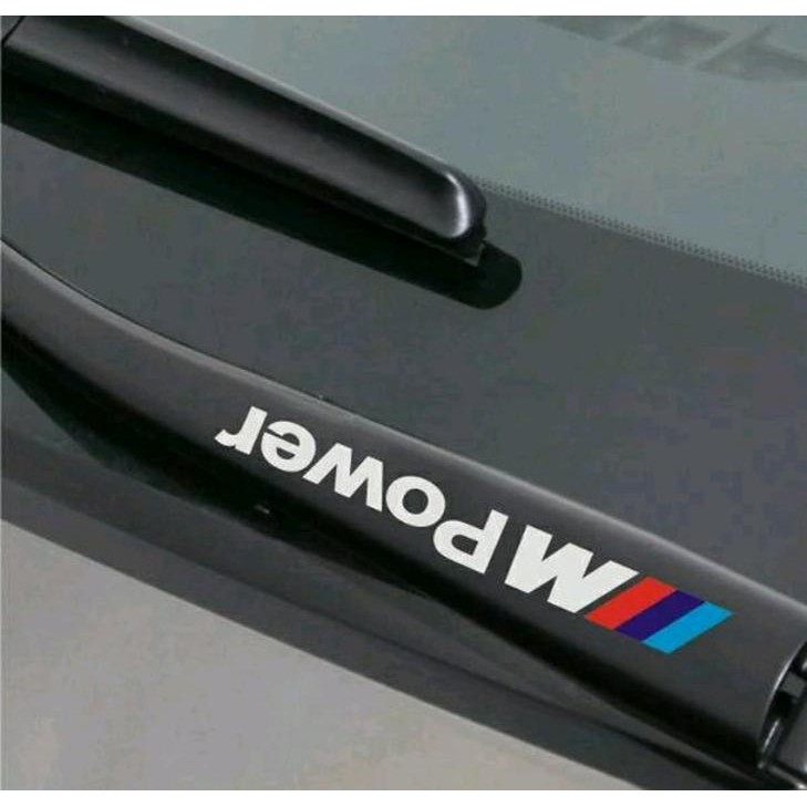 Jual promo sticker stiker wiper bmw m power cutting sticker mobil bmw ...