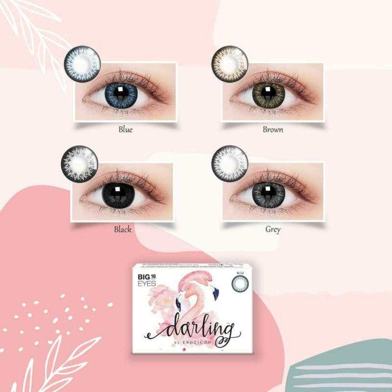 Jual Softlens X2 DARLING 16 MM BIG EYES Soflen X2 DARLING 16MM Soflens ...