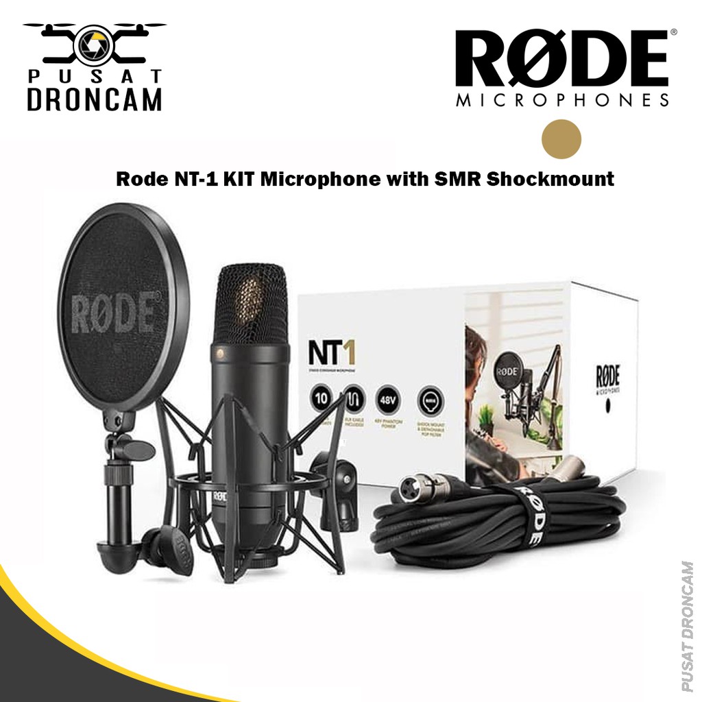 Jual Rode NT-1 KIT NT1 Cardioid Condenser Microphone with SMR ORIGINAL ...