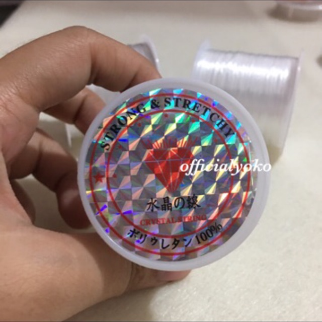 Jual Senar Karet Jepang Elastis/roll (ukuran ada di gambar) | Shopee ...