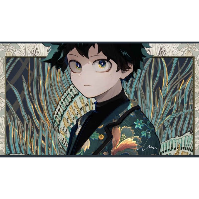 Jual [FANMADE] BNHA izuku midoriya/ deku Foil Stamp Card by UNOU ...