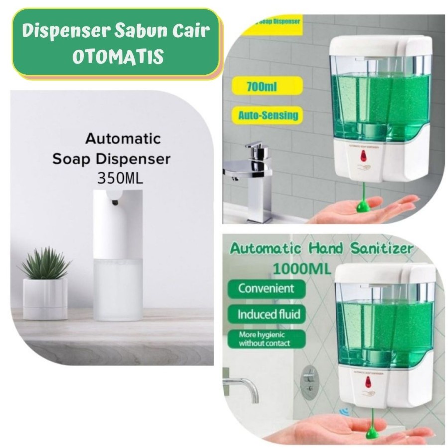 Jual Dispenser Sabun 700ml Otomatis Dispenser Sanitizer Sensor ...