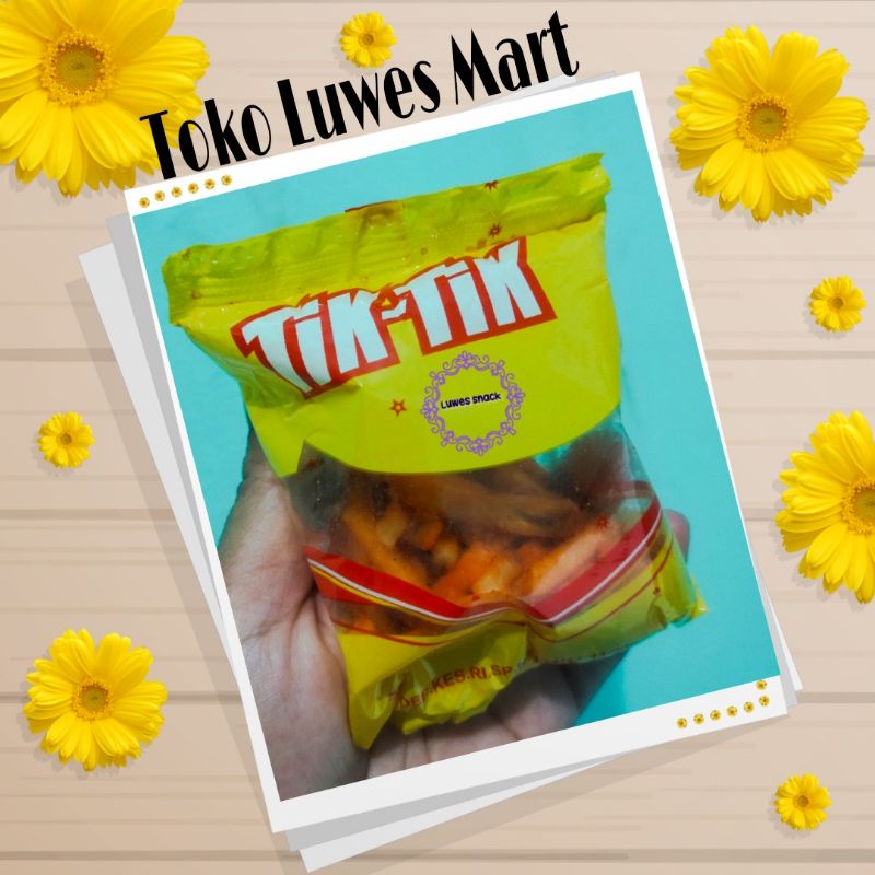 Jual Tik-Tik isi 10pcs-rasa stick singkong balado-makanan ringan ...