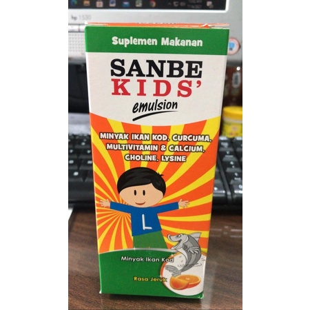 Jual SANBE KIDS EMULSION BOTOL 200ml | Shopee Indonesia