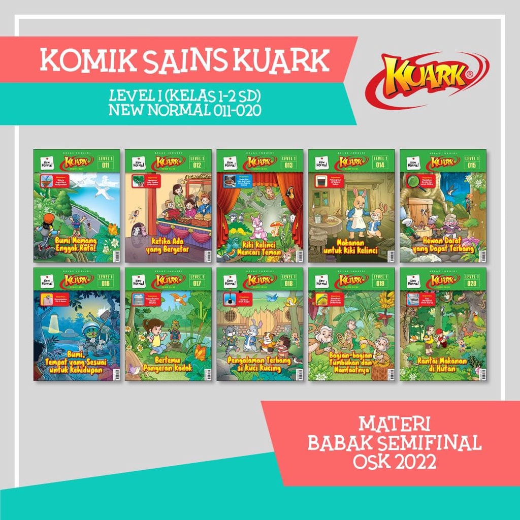 Jual KUARK - Paket Materi Babak Semifinal Olimpiade Sains Kuark (OSK) 2022 semua level | Shopee ...