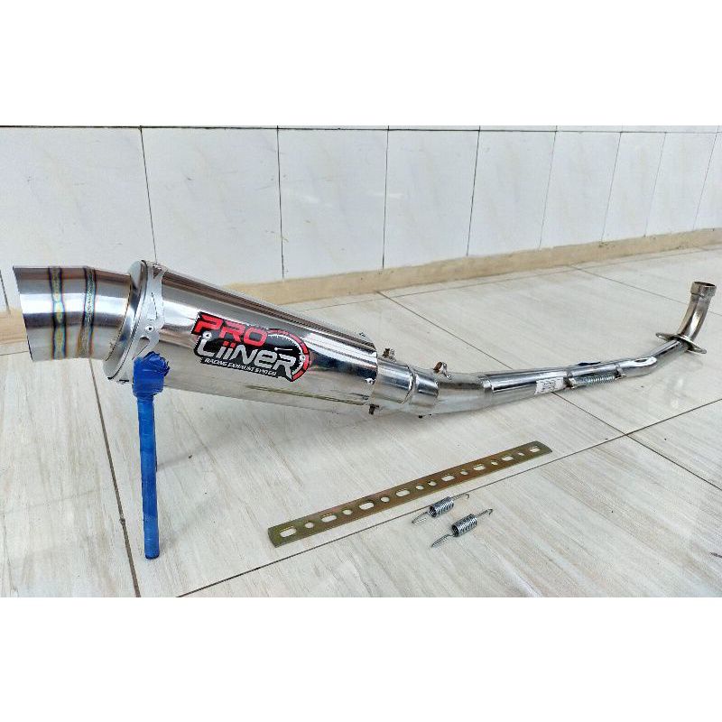 Jual knalpot Racing Proliner all bebek Supra karisma Blade Revo Astrea grand Shogun smash ...