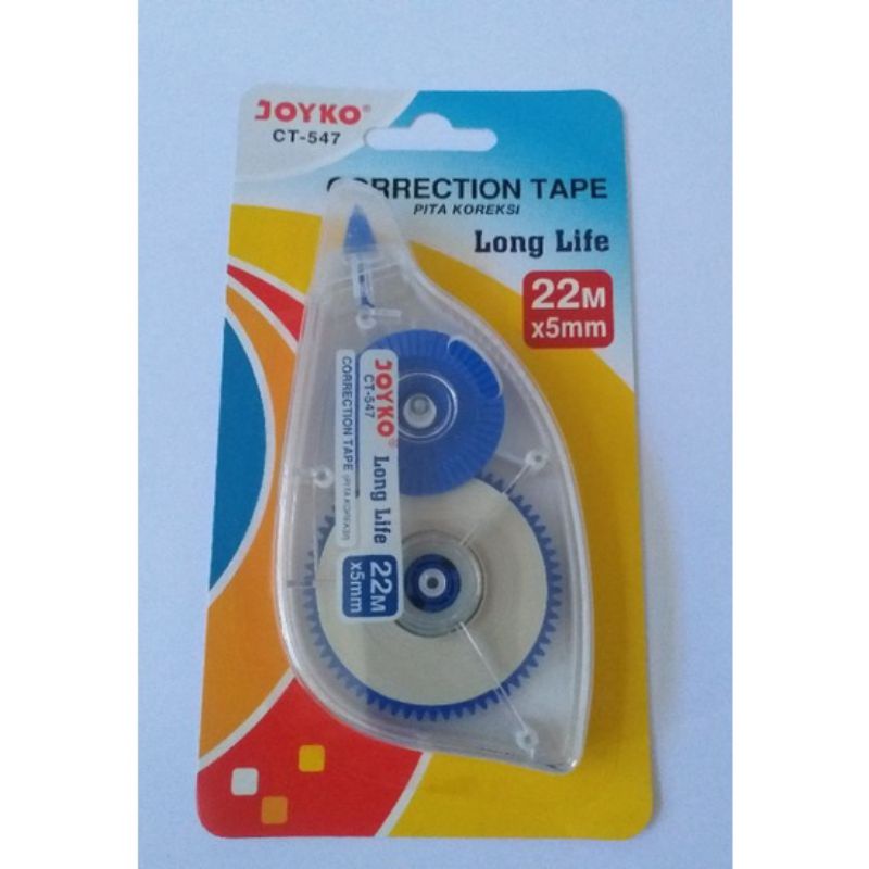 Jual Tipe-x Kertas/Correction Tape/Stipo Kertas Joyko CT-547 | Shopee ...
