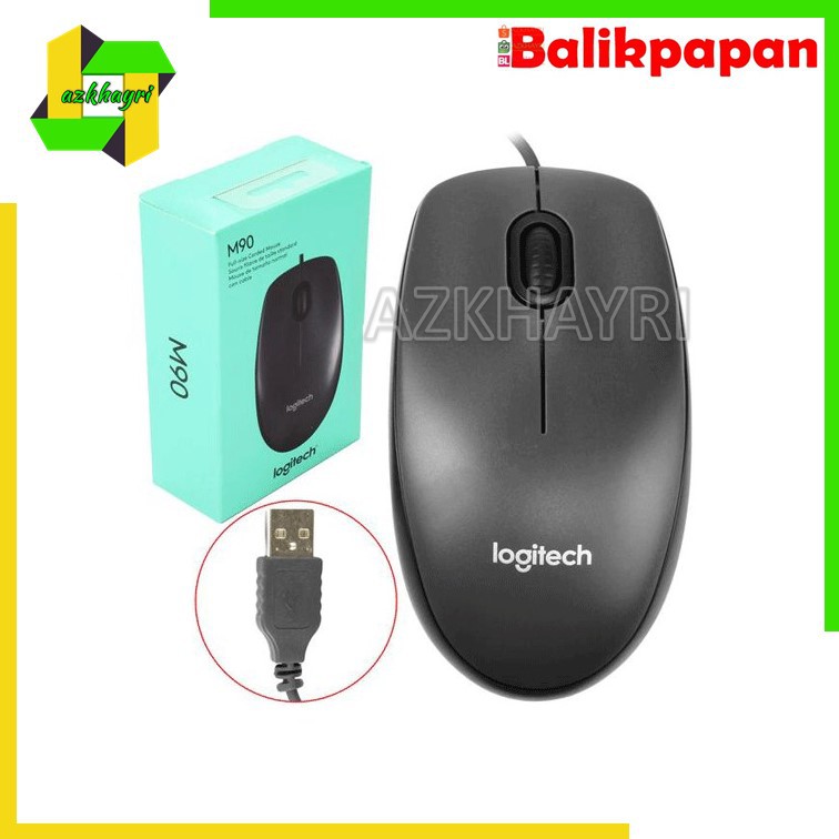 Jual Logitech M90 USB Optical Mouse Original | Shopee Indonesia