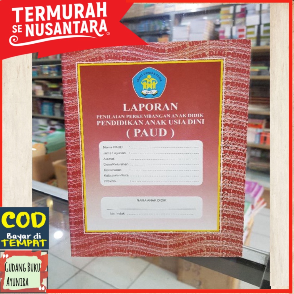 Jual buku laporan perkembangan anak didik PAUD a5 (raport paud ...