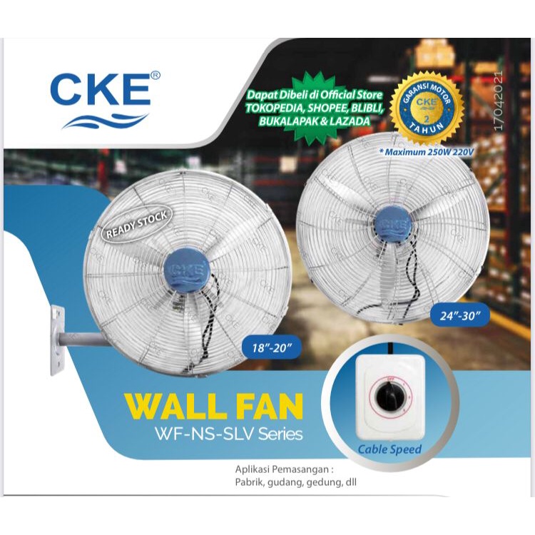 Jual Industrial Wall Fan 24" | CKE | Kipas Angin Dinding Tembok ...