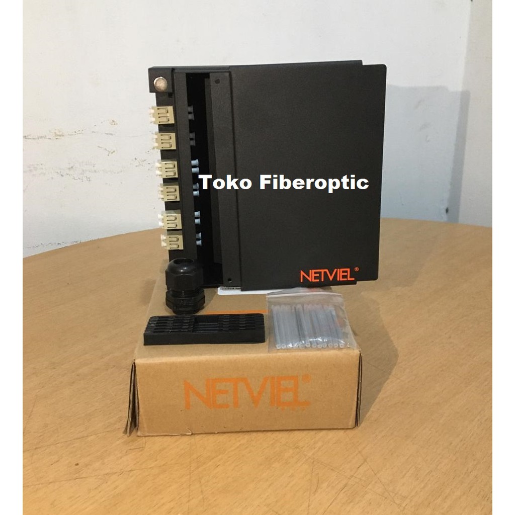 Jual NETVIEL OTB INDIBOX DINRAIL LC 4 port - 12 port Multimode | Shopee ...