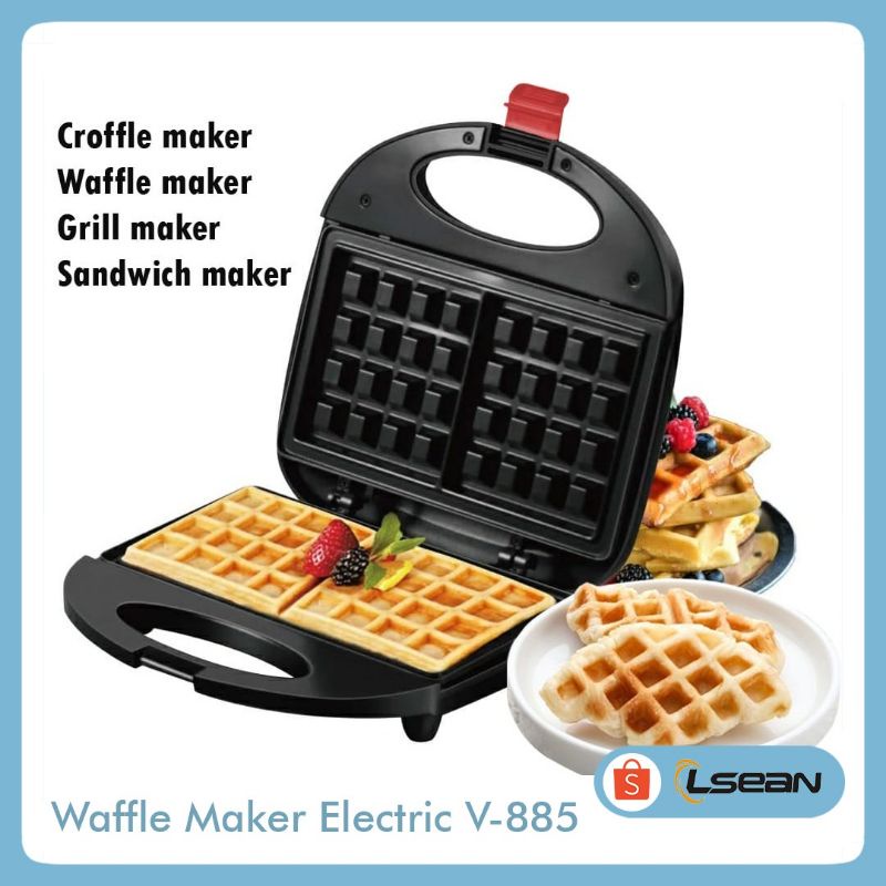 Jual WAFFLE /CROFFLE MAKER ORIGINAL VIPOO | PEMANGGANG ROTI WAFFLE 2 ...