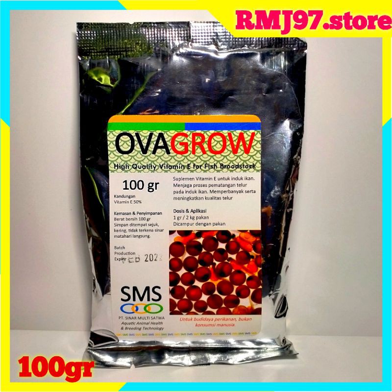 Jual OVAGROW VITAMIN E UNTUK INDUKAN IKAN PENYUBUR TELUR IKAN OVAGROW ...