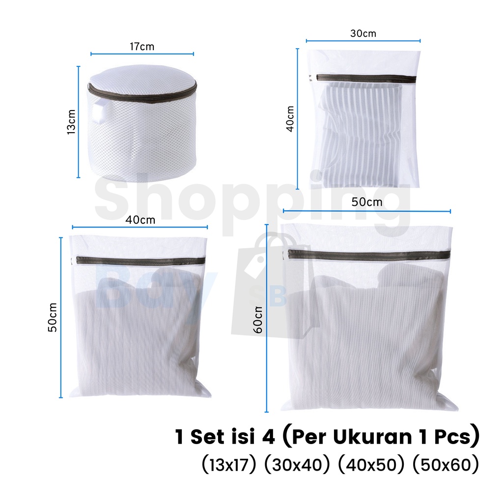 Jual Jaring Laundry Bag Jaring Baju Kotor Kantong Jaring Bra Laundry ...
