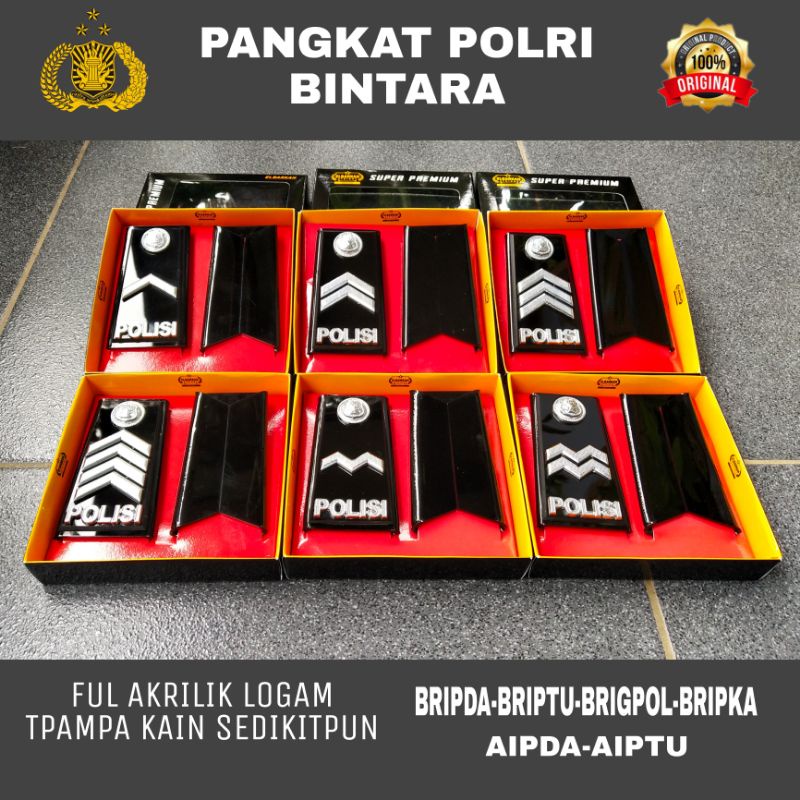 Jual PANGKAT BINTARA POLRI BRIPDA BRIPTU BRIGPOL BRIPKA AIPDA AIPTU FUL ...
