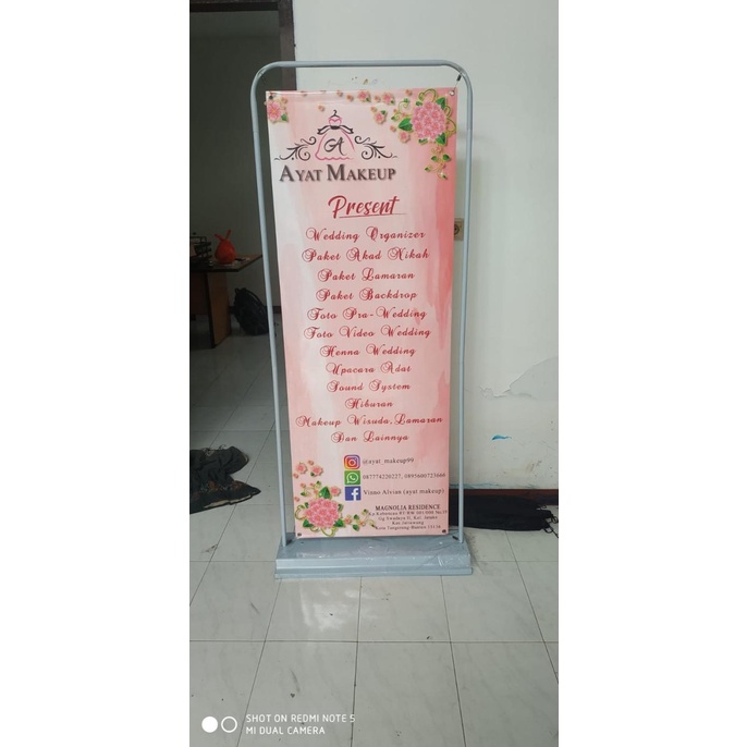 Jual Standing Doorframe Door frame Banner Benner Besi indoor outdoor ...