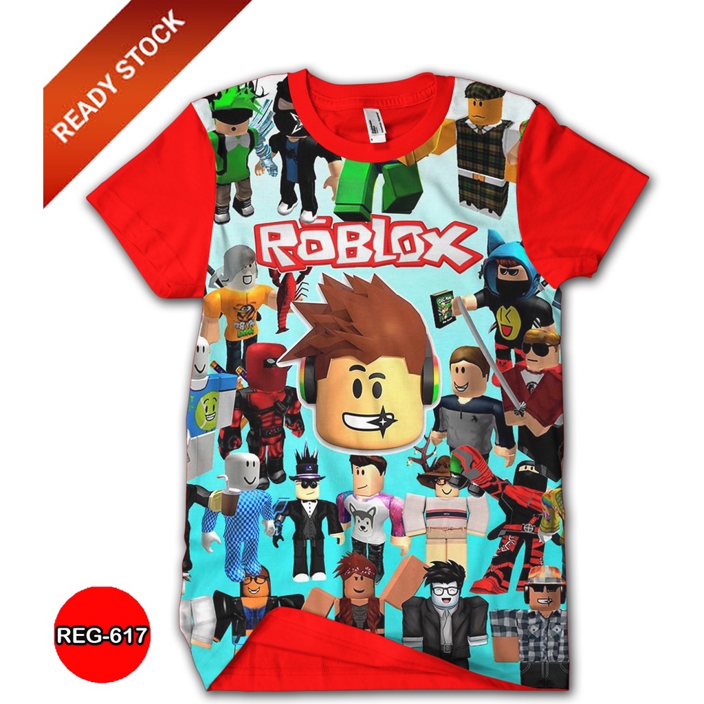 Jual Baju Roblox 3D Baju Anak Roblox Game Terlaris #REG-617 | Shopee ...