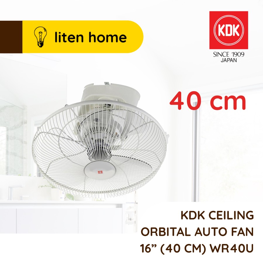 Jual KDK WR40U WR 40U Kipas Angin Plafon Orbit / Ceiling Auto Orbit Fan ...