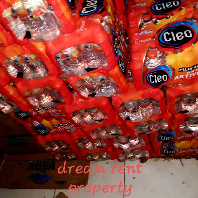 Jual Cleo Botol Mini 220ml 1 dus plastik pack | Shopee Indonesia