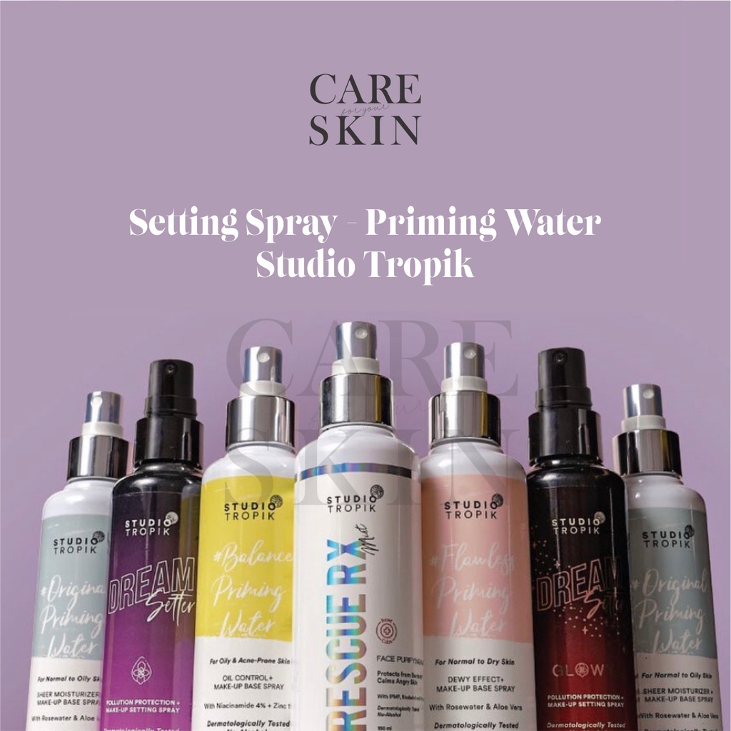 Jual STUDIO TROPIK - Priming Water BB size / FULL size Original BPOM (Rescue Rx Face Mist ...
