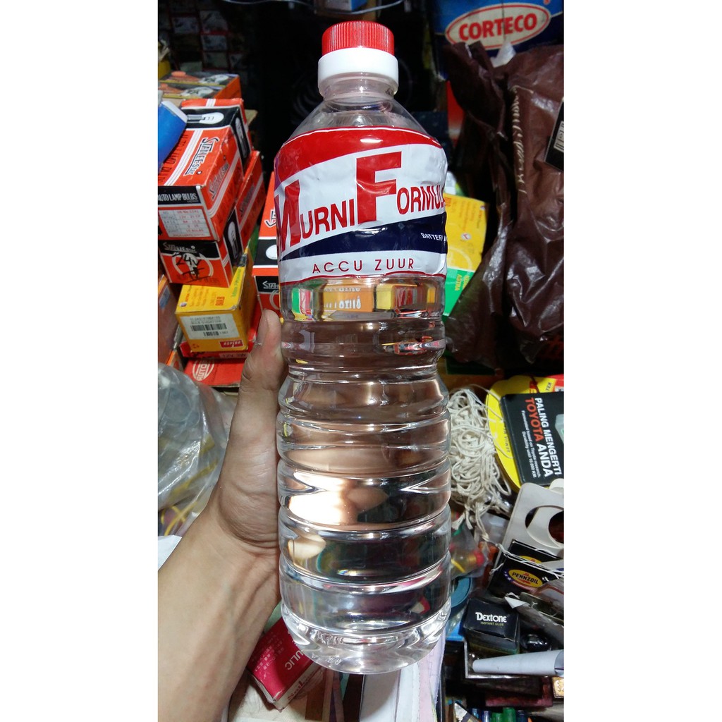 Jual Accu Zuur / Air Accu / Battery Acid MURNI FORMULA 1 Liter Original ...