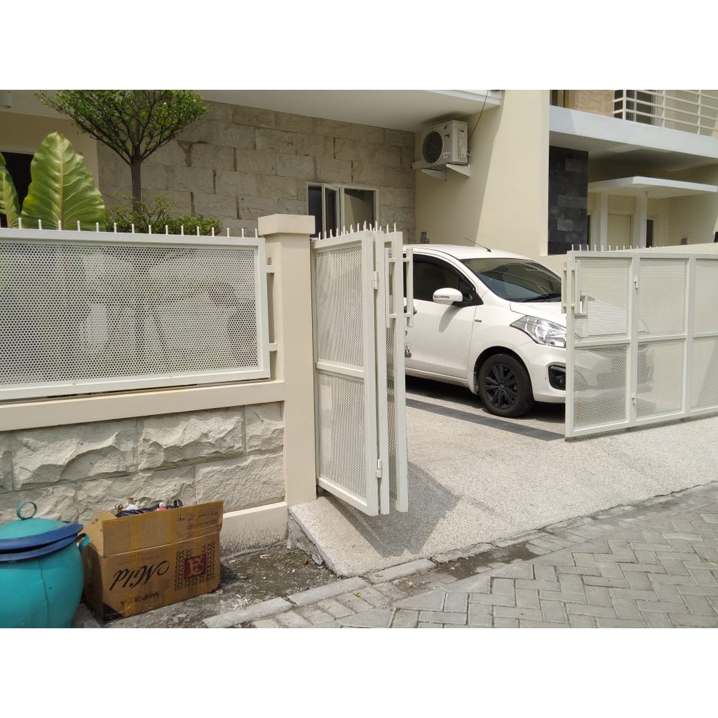 Jual Pagar Plat Perforated Sidoarjo | Shopee Indonesia