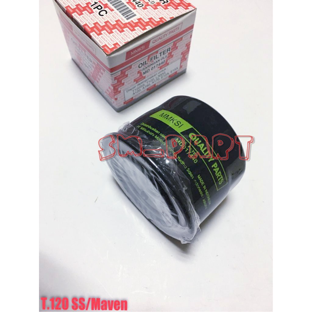 Jual oil filter filter oli mitsubishi t120ss maven md017440 | Shopee ...