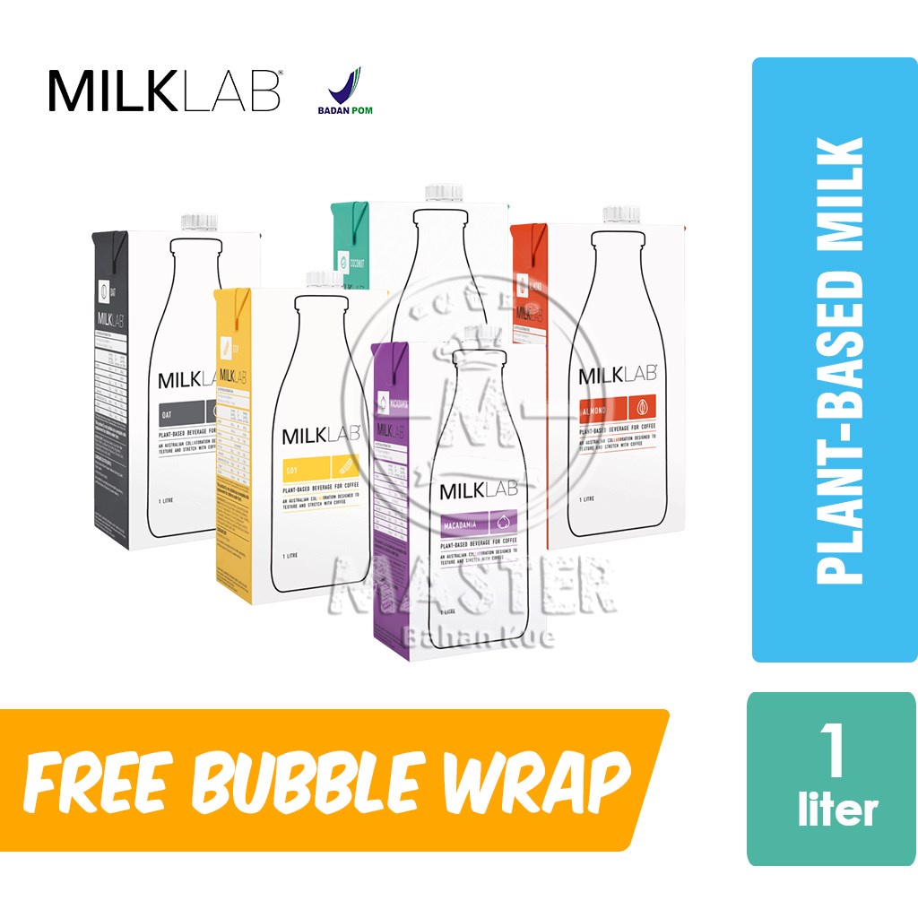 Jual MilkLAB Milk Lab ALMOND / SOY / OAT / COCONUT / MACADAMIA Susu UHT ...