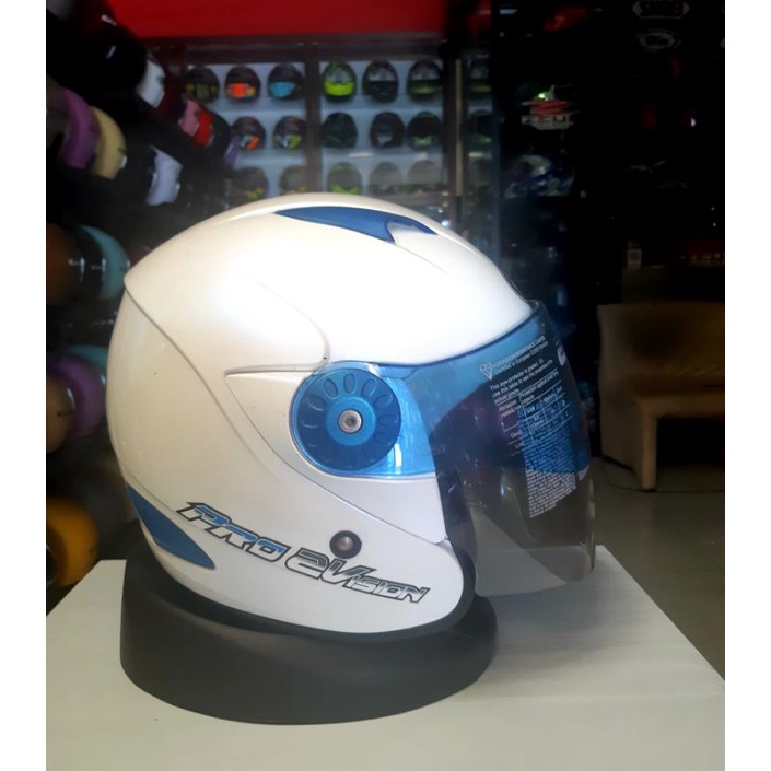 Jual HELM KYT 2 VISION HALL FACE KYT ORIGINAL | Shopee Indonesia