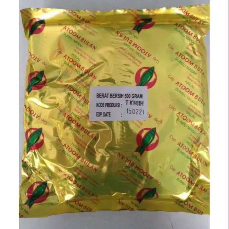 Jual Bumbu Masak Cap Atoom Bulan / Atom Bulan (500gr) | Shopee Indonesia