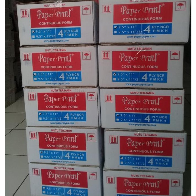 Jual Kertas CF Continuous Form 4 ply utuh Paper Print | Shopee Indonesia