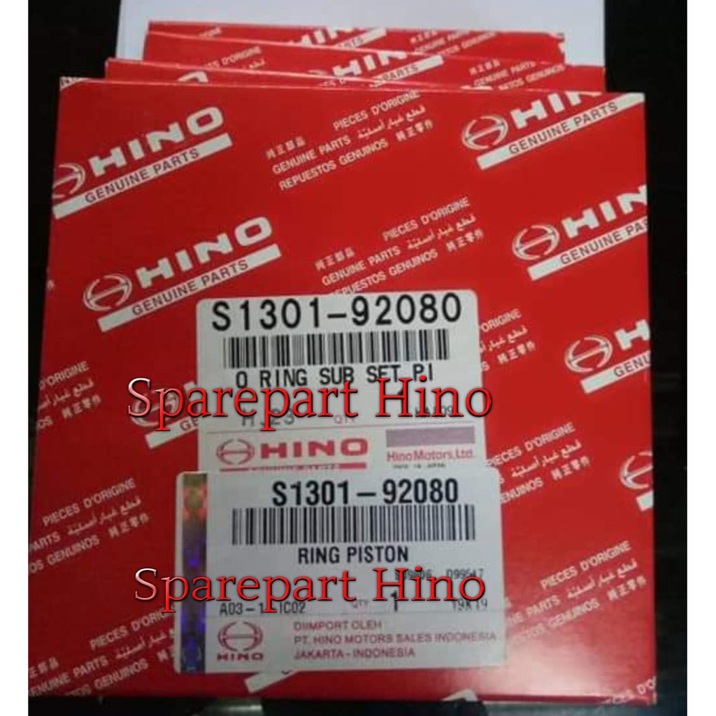 Jual Ring piston Hino lohan JO8E/JO5E Genuine | Shopee Indonesia