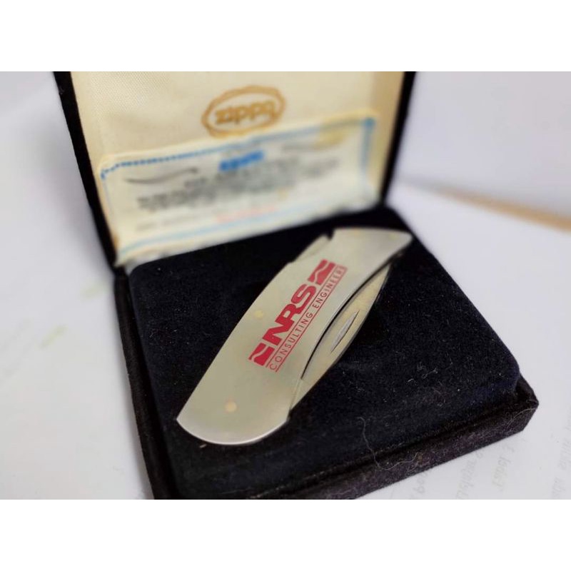 Jual EDC Zippo Original Limited Folding Knife ( NRS Logo ) | Shopee Indonesia