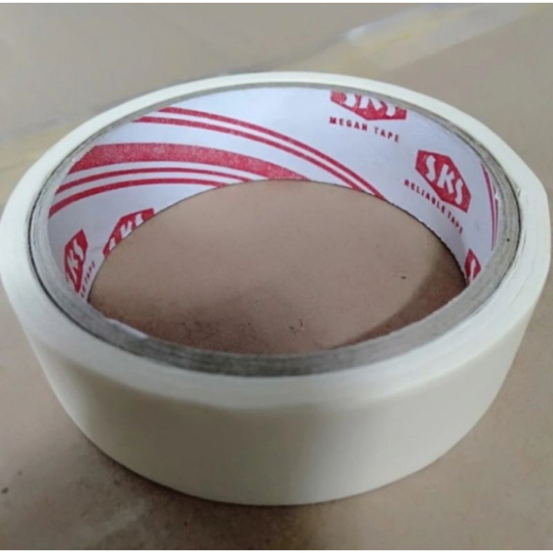 Jual Lakban Kertas Masking Tape 24mm 1 inchi SKS/Isolasi Kertas ...