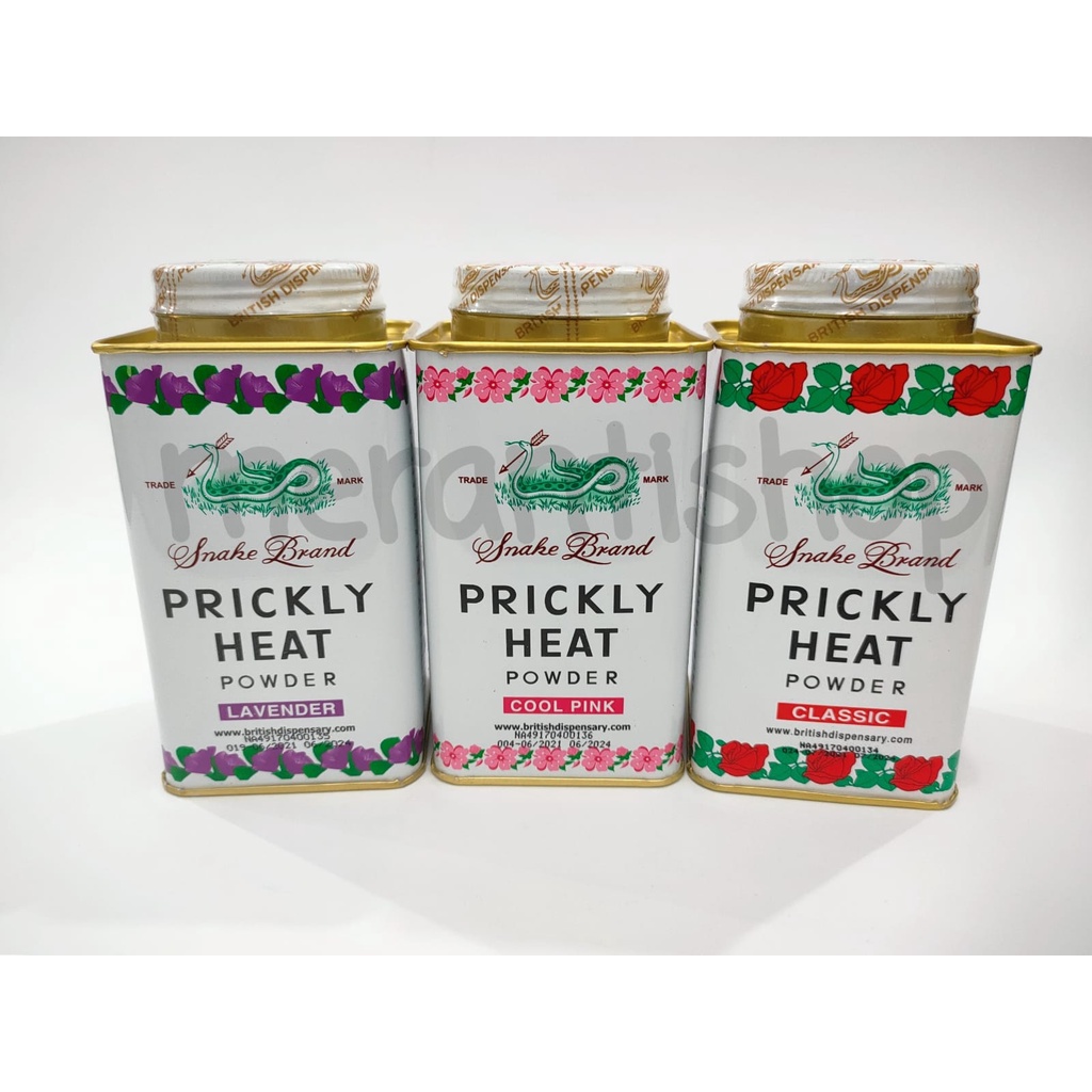 Jual Bedak Ular Prickly Heat 150gr Powder Classic Lavender Cool Pink ...