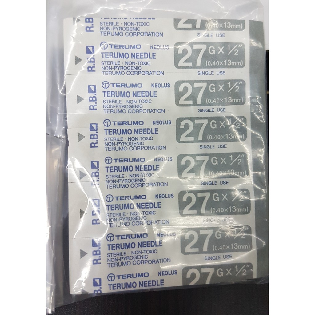 Jual ECER JARUM SUNTIK TERUMO 27G | Shopee Indonesia