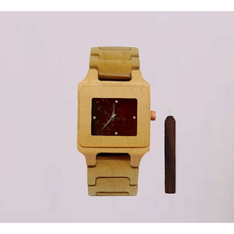 Jual Jam Tangan Kayu/ jam tangan kayu pria/ jam tangan kayu wanita ...