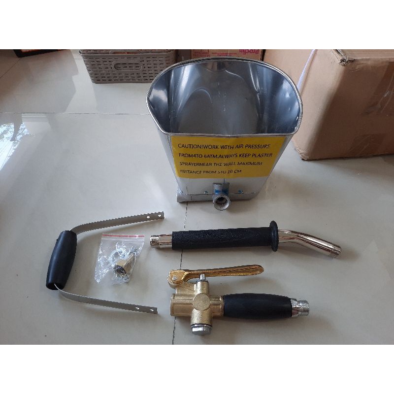 Jual Alat Lepo Semprot Semen Plester Dinding Dengan Kompresor Lepoh ...